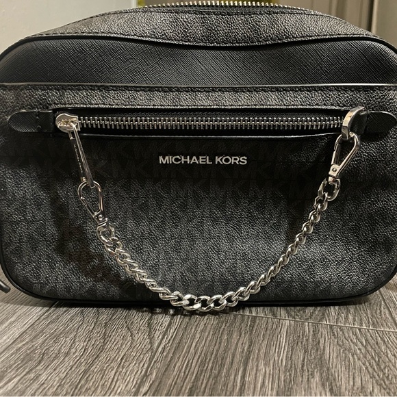 MICHAEL Michael Kors | Bags | Authentic Michael Kors Black Logo Purse ...